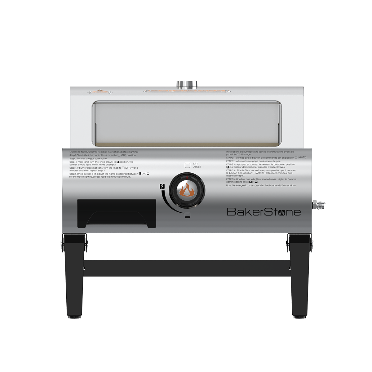 Basics Series Portable Gas Pizza Oven and Griddle Combo Kit – BakerStone Products Canada