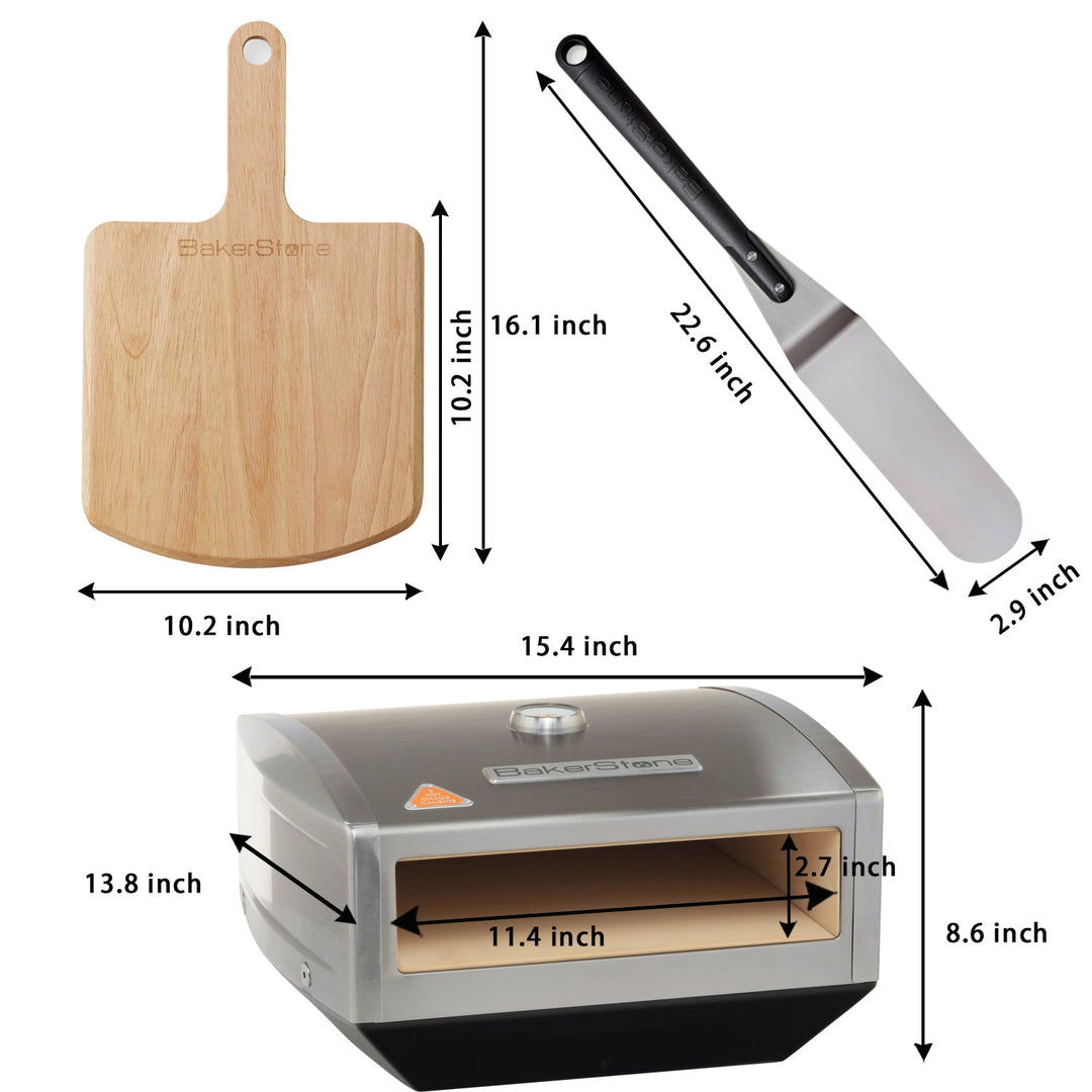 Indoor Series Gas Stove Top Pizza Oven Box Kit – BakerStone Products Canada