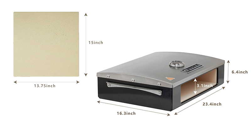 Professional Series Grill Top Pizza Oven Box Kit – BakerStone Products ...